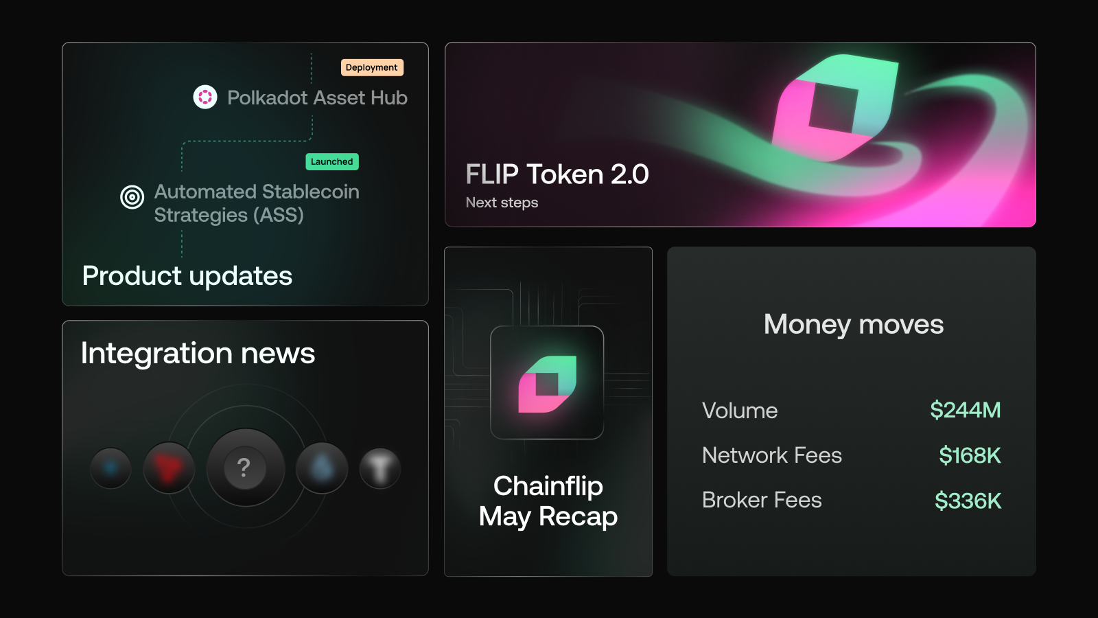 Chainflip May 2025 Recap | FLIP 2.0 & Stablecoin Strategies